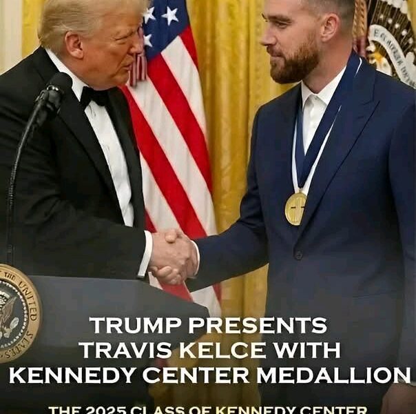 CONGRATULATIONS: Last night, President Donald Trump presented Travis ...